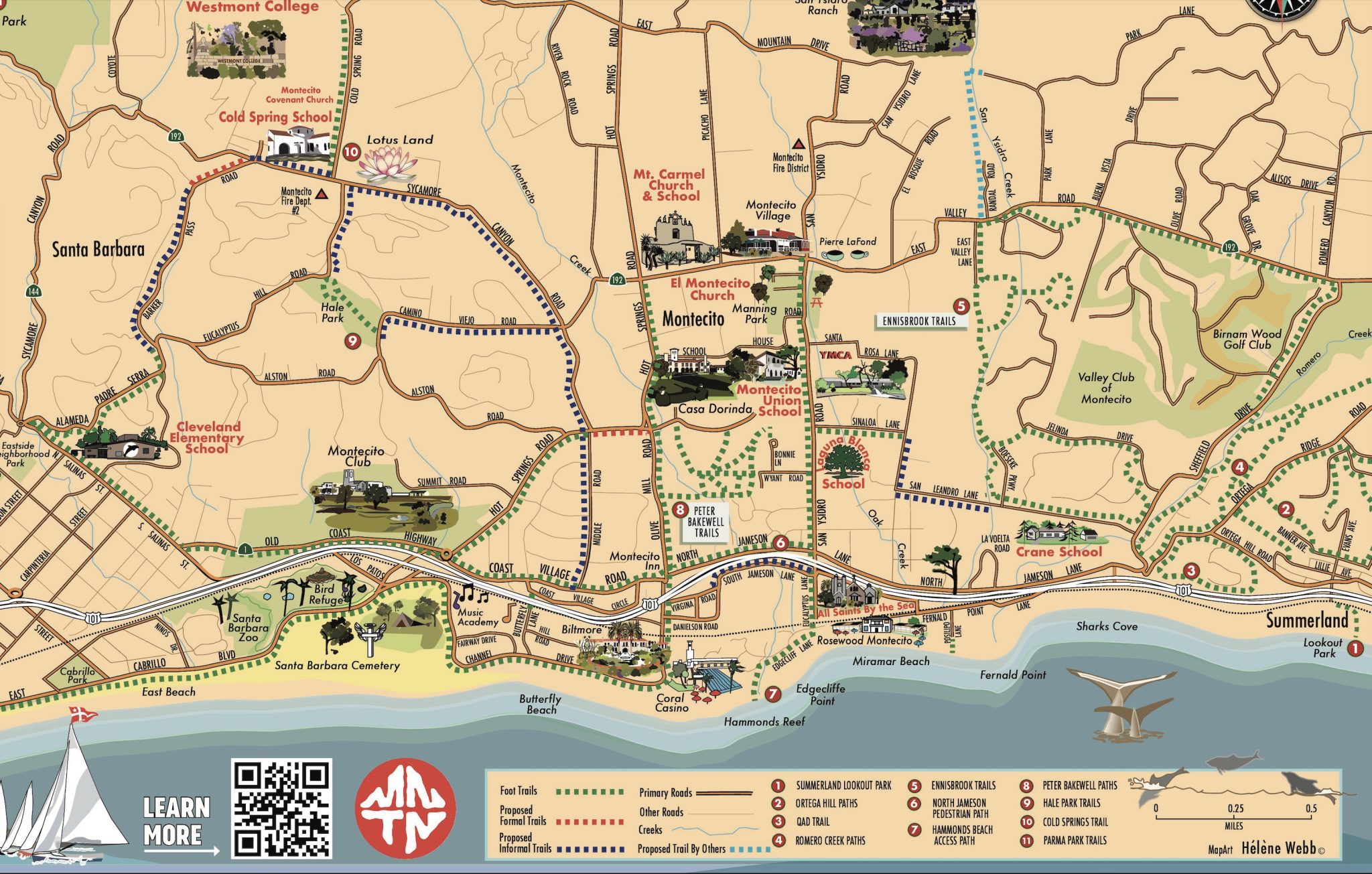 Siteline | Is There a Master Plan for the New Walking Paths in Montecito?